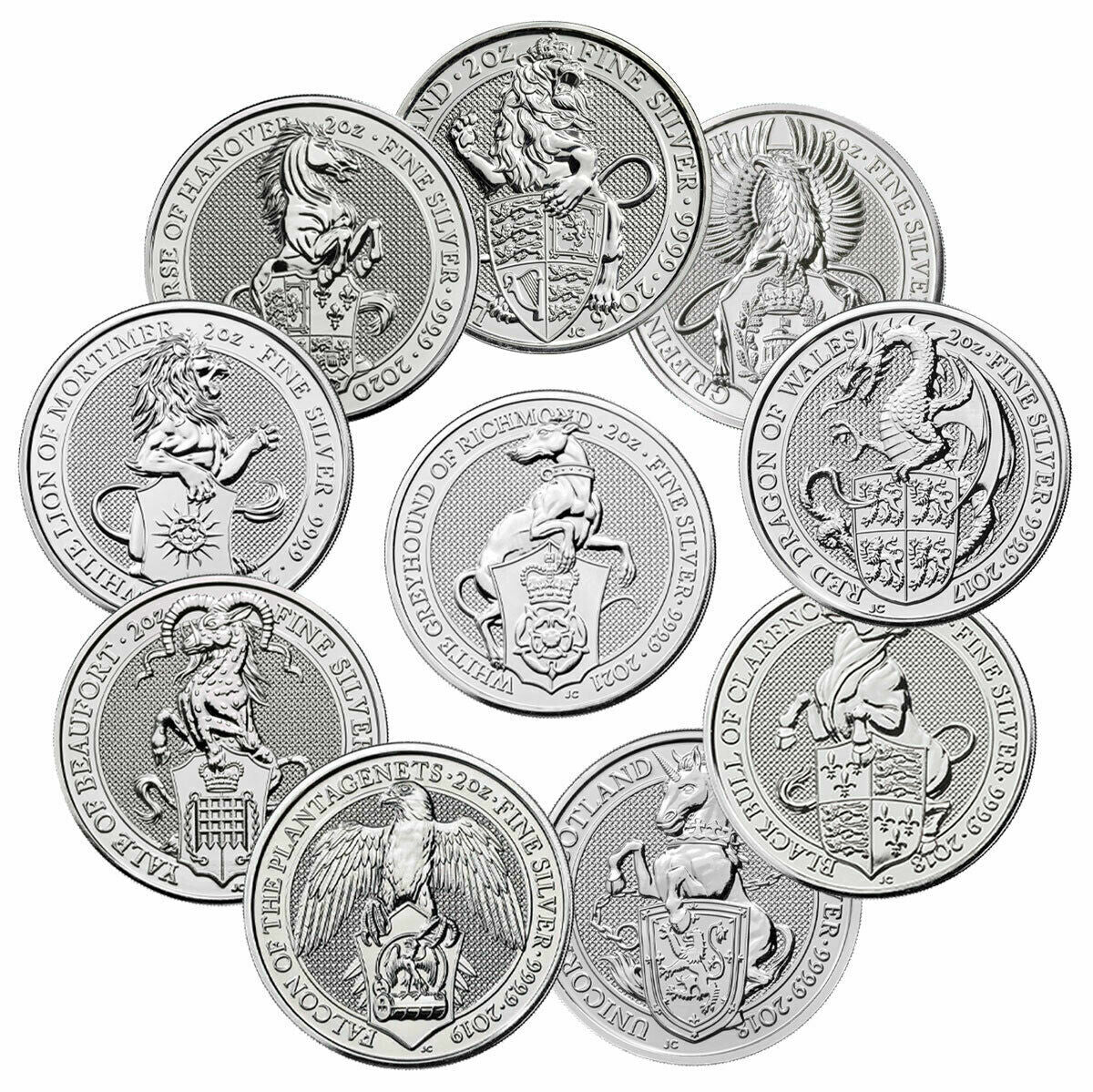 Collectible British/Britannia Silver Coins – FVC