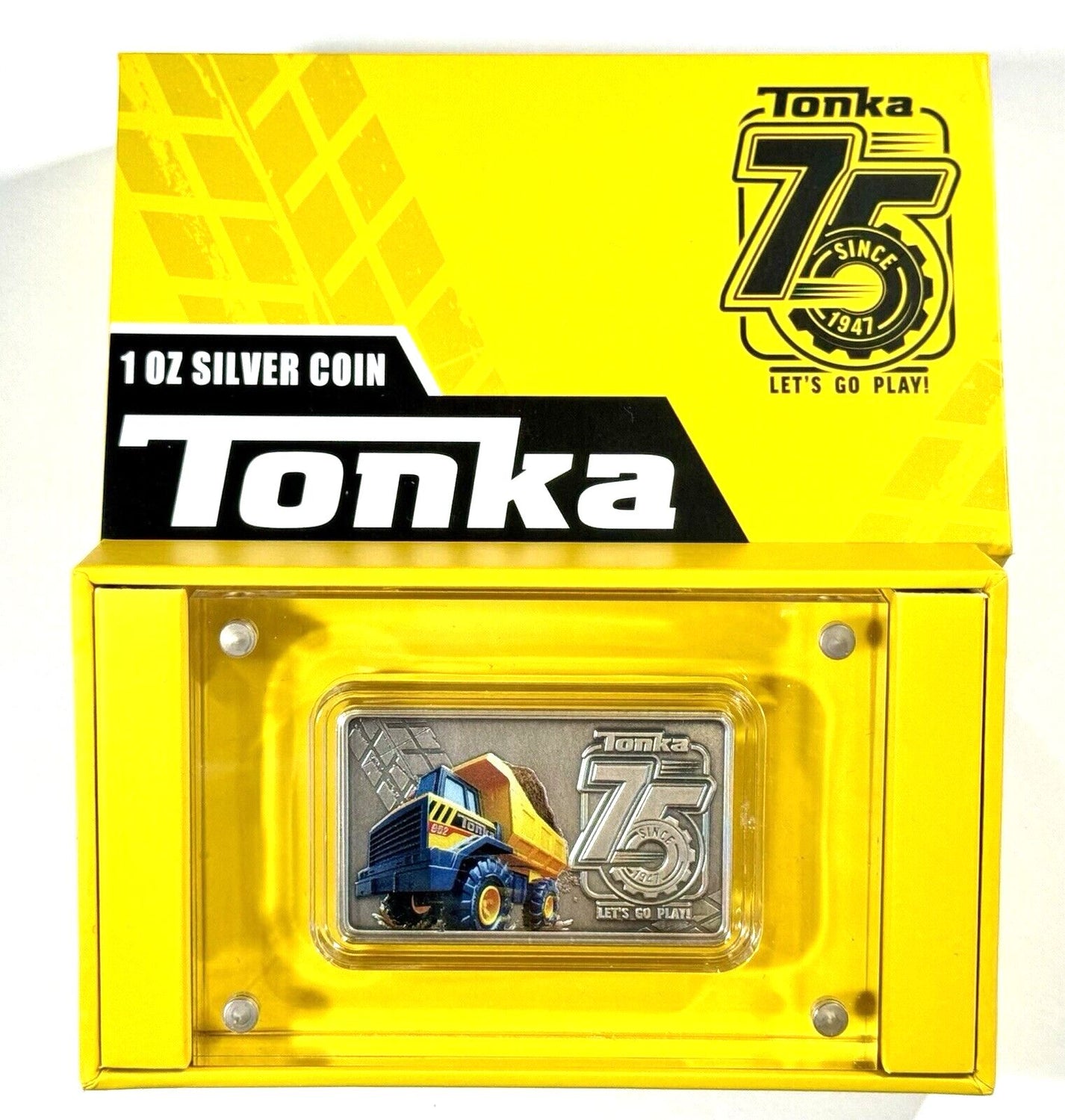 2022 NIUE $2 TONKA 75th Anniversary 1 oz Silver Bar Coin in OGP - 1947 ...